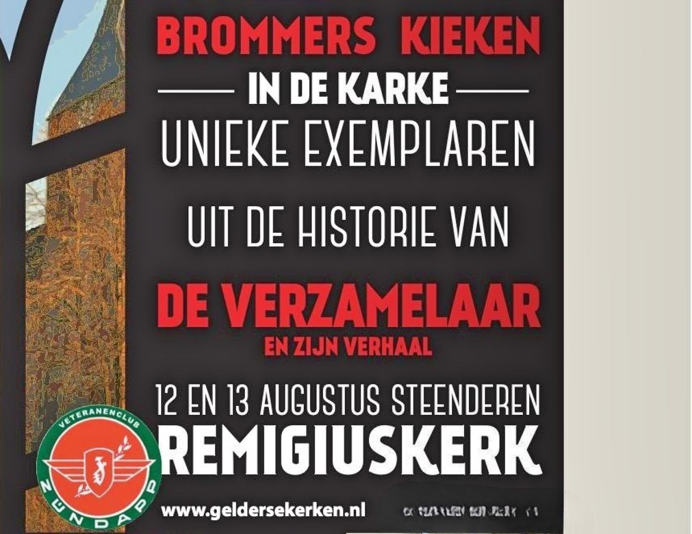 Brommers kieken in de Karke